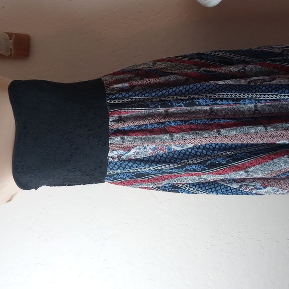 Almost Famous | Dresses | Almost Famous Strapless Dress | Poshmark